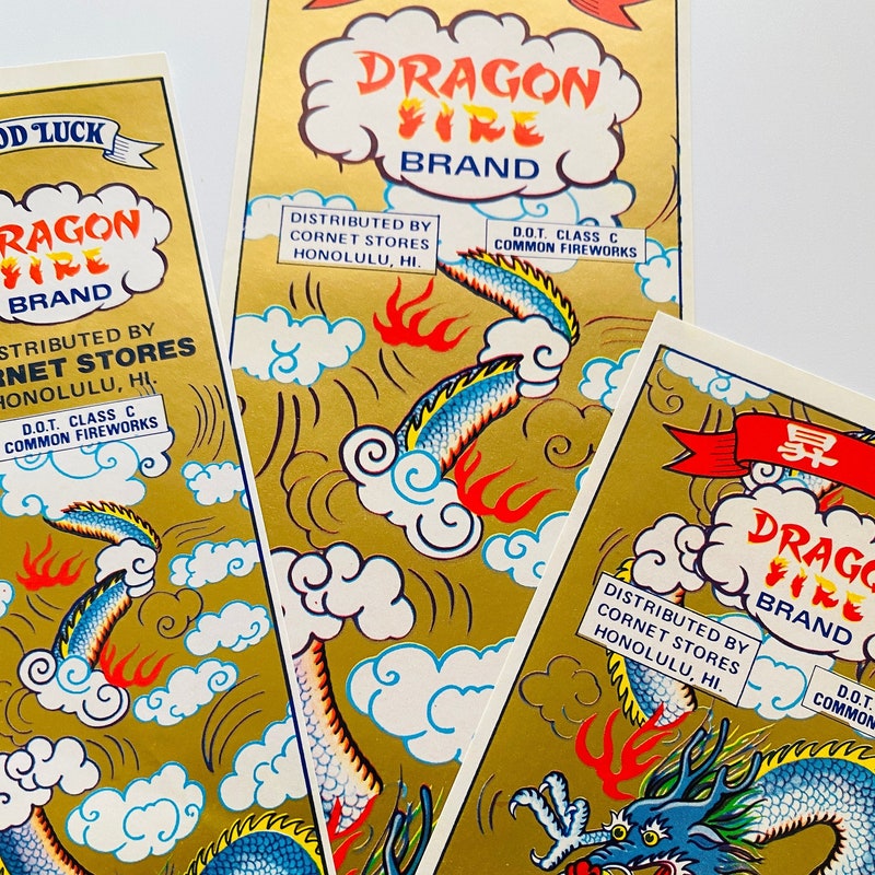 Firecracker Label - Etsy