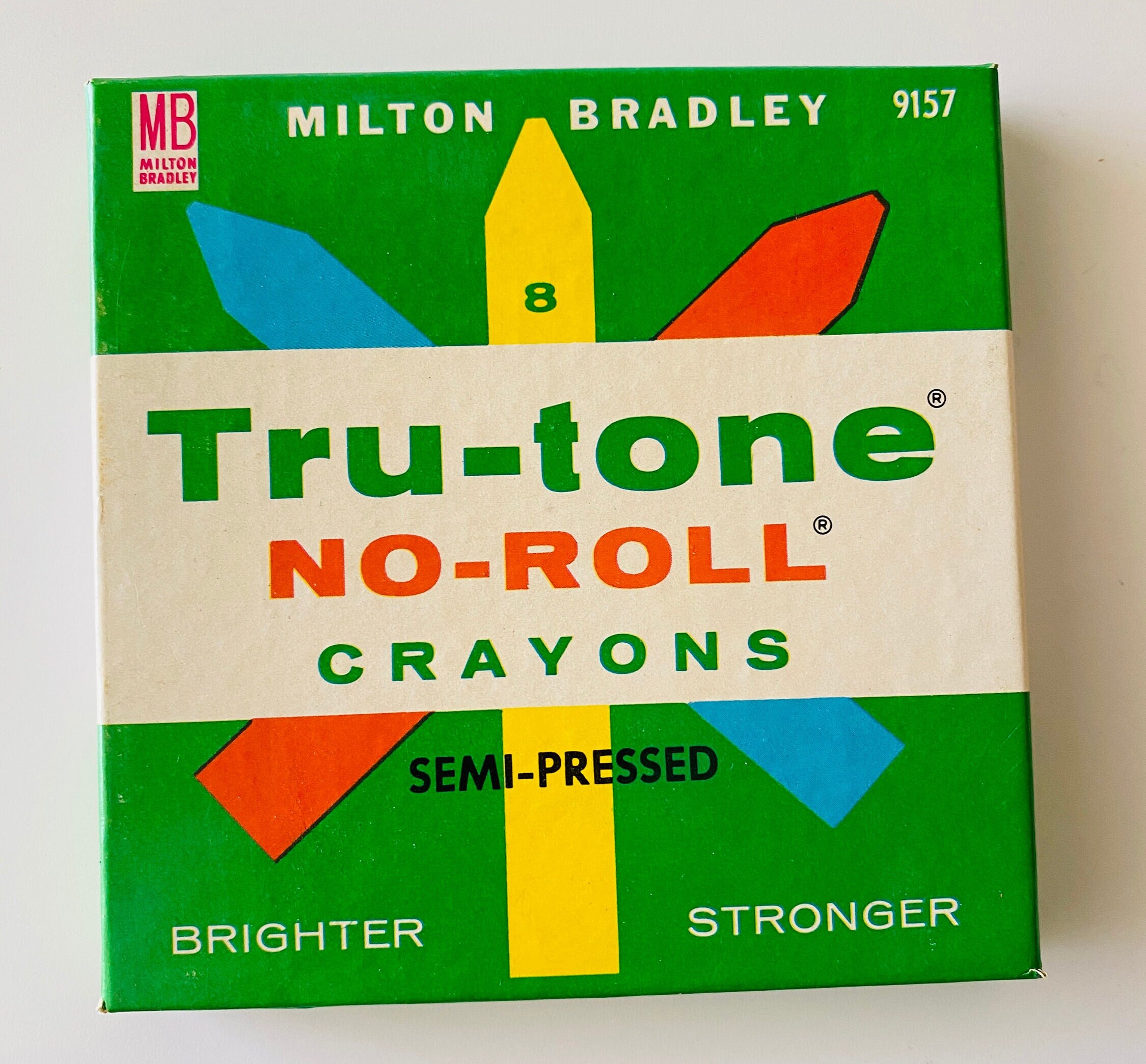 Vintage 60's School Crayons Tru-tone Milton Bradley Box 8 - Etsy