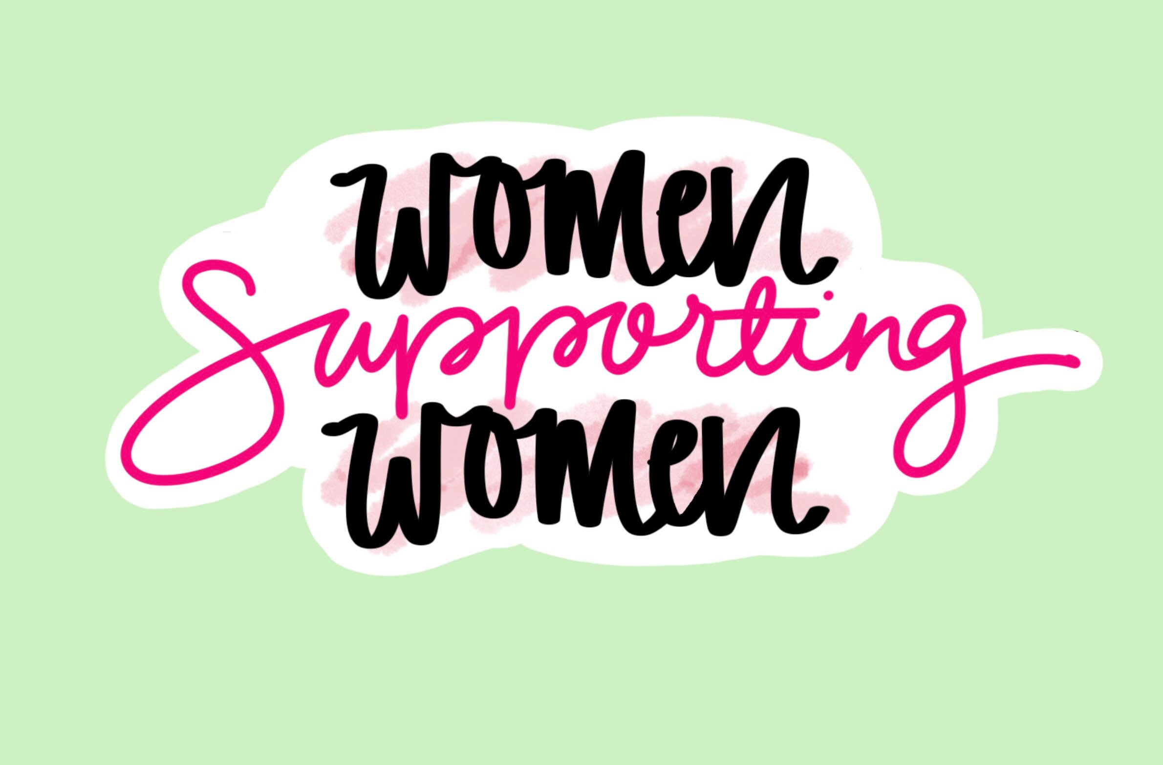 Women Supporting Women Sticker | Etsy