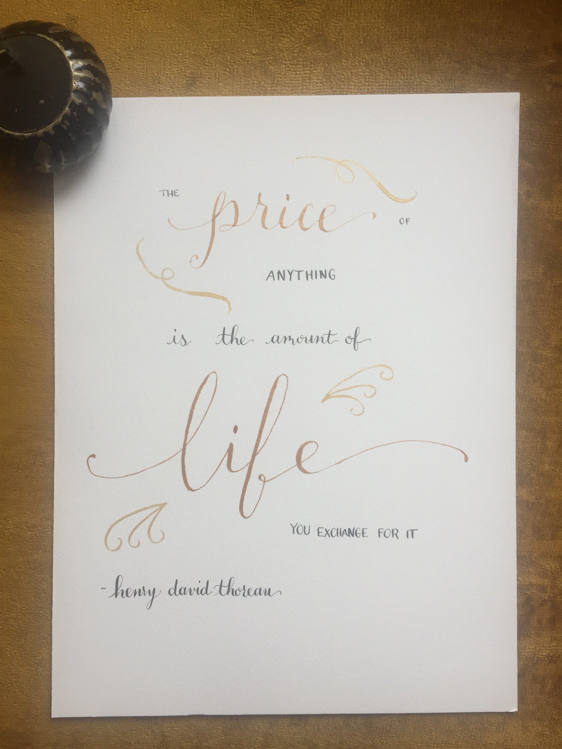 Custom Modern Calligraphy Quote Inspirational Quotes for Home - Etsy