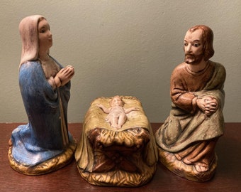 Ceramic Nativity Set | Etsy