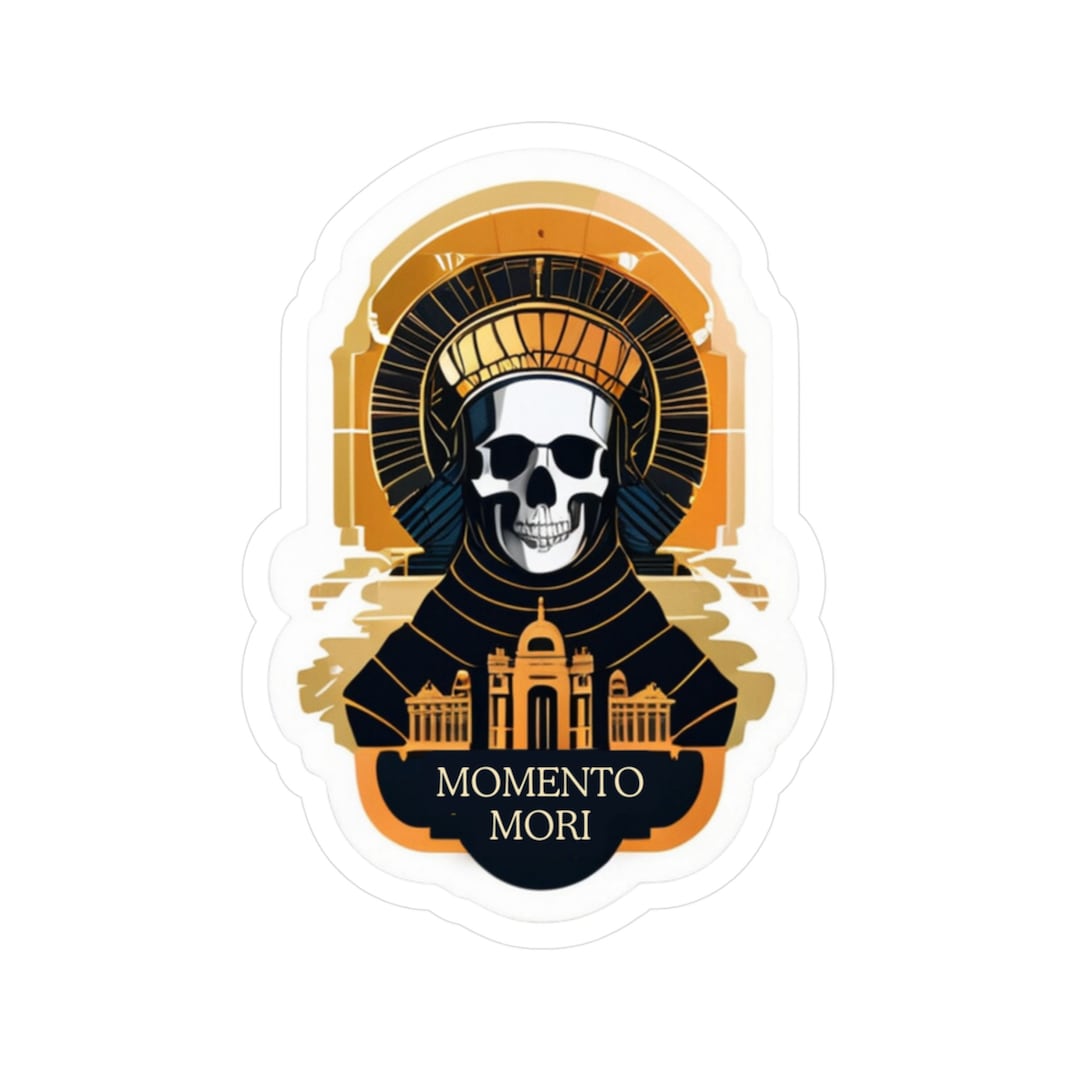Memento Mori Kiss-cut Vinyl Decals - Etsy