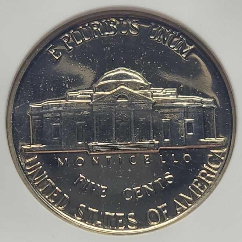 1962 Jefferson Nickel – PF64 ANACS – Double Die Reverse (DDR) – Proof ...