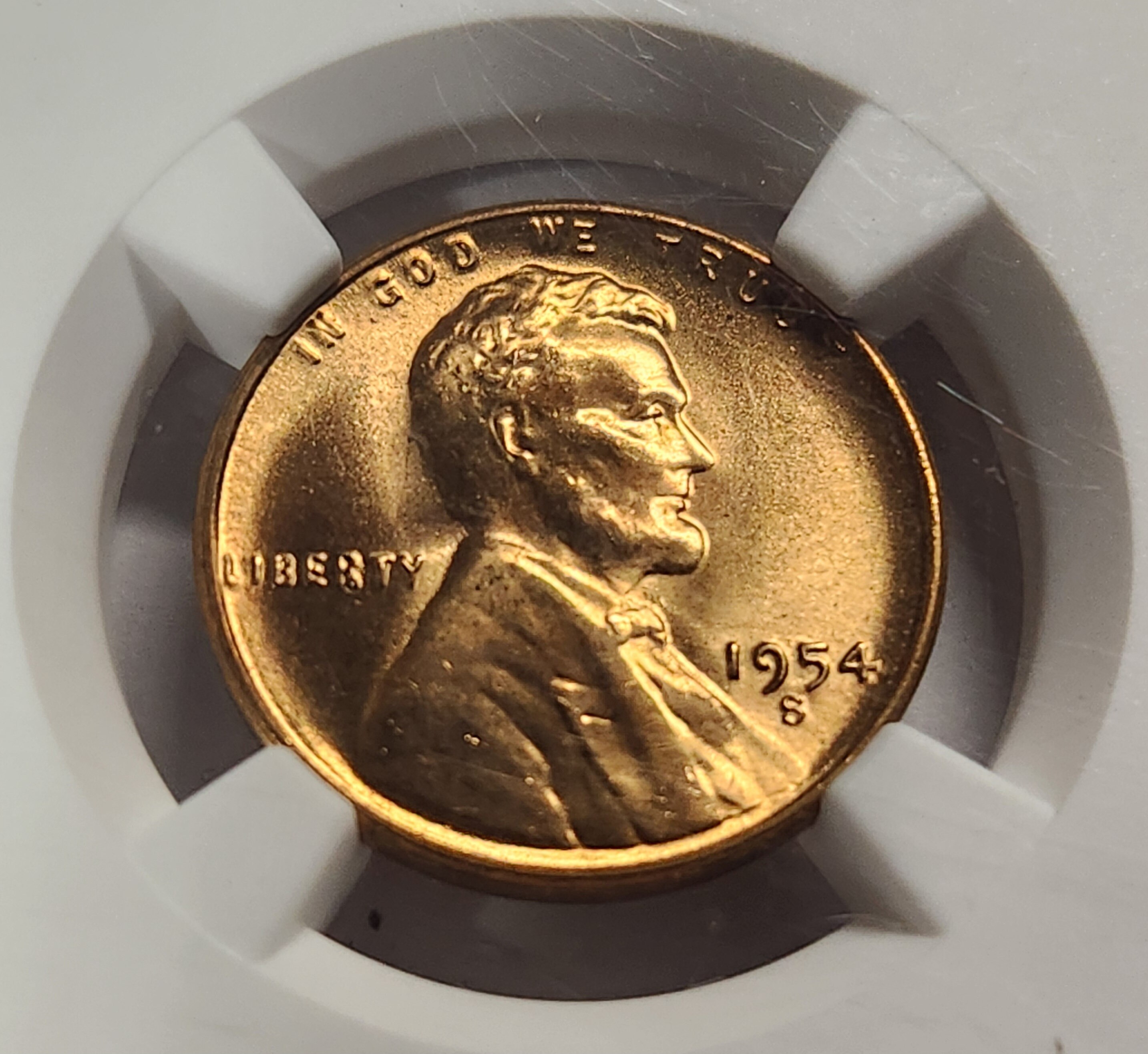 1954 S Lincoln Wheat Penny MS66 RD - Etsy