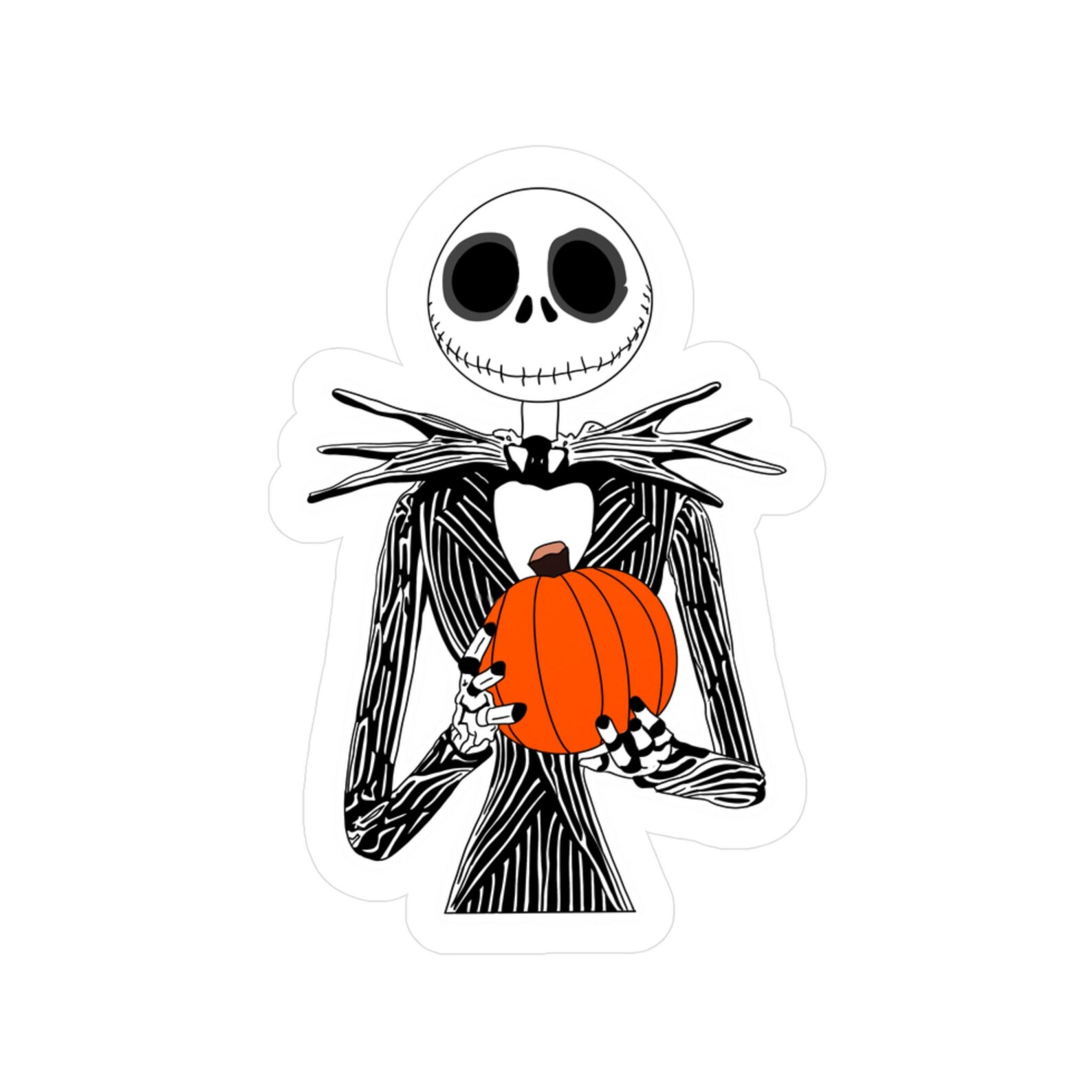 Jack Skellington Kiss-cut Vinyl Decals - Etsy