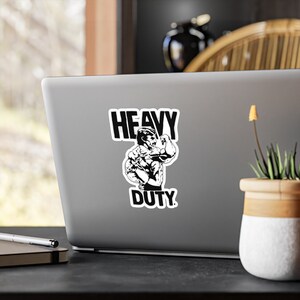 Mike Mentzer Heavy Duty Kiss-cut Vinyl Decals - Etsy