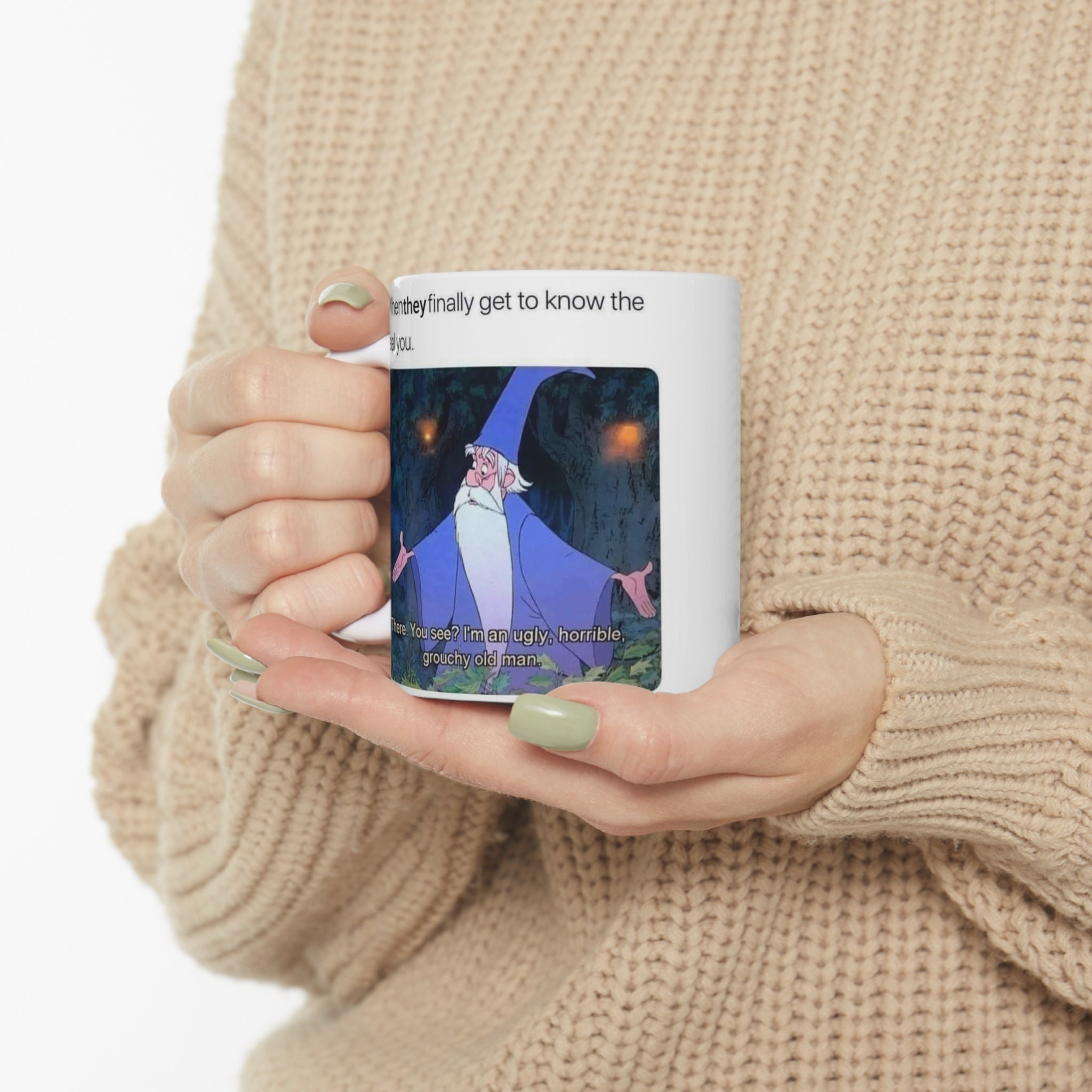 Merlin Sword in the Stone Ceramic Mug 11oz - Etsy