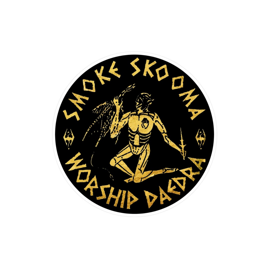 Smoke Skooma Worship Daedra Kiss-cut Vinyl Decals - Etsy
