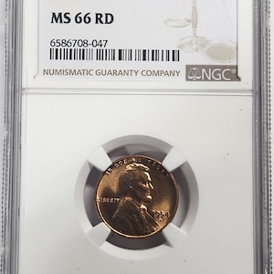 1954 S Lincoln Wheat Penny MS66 RD - Etsy
