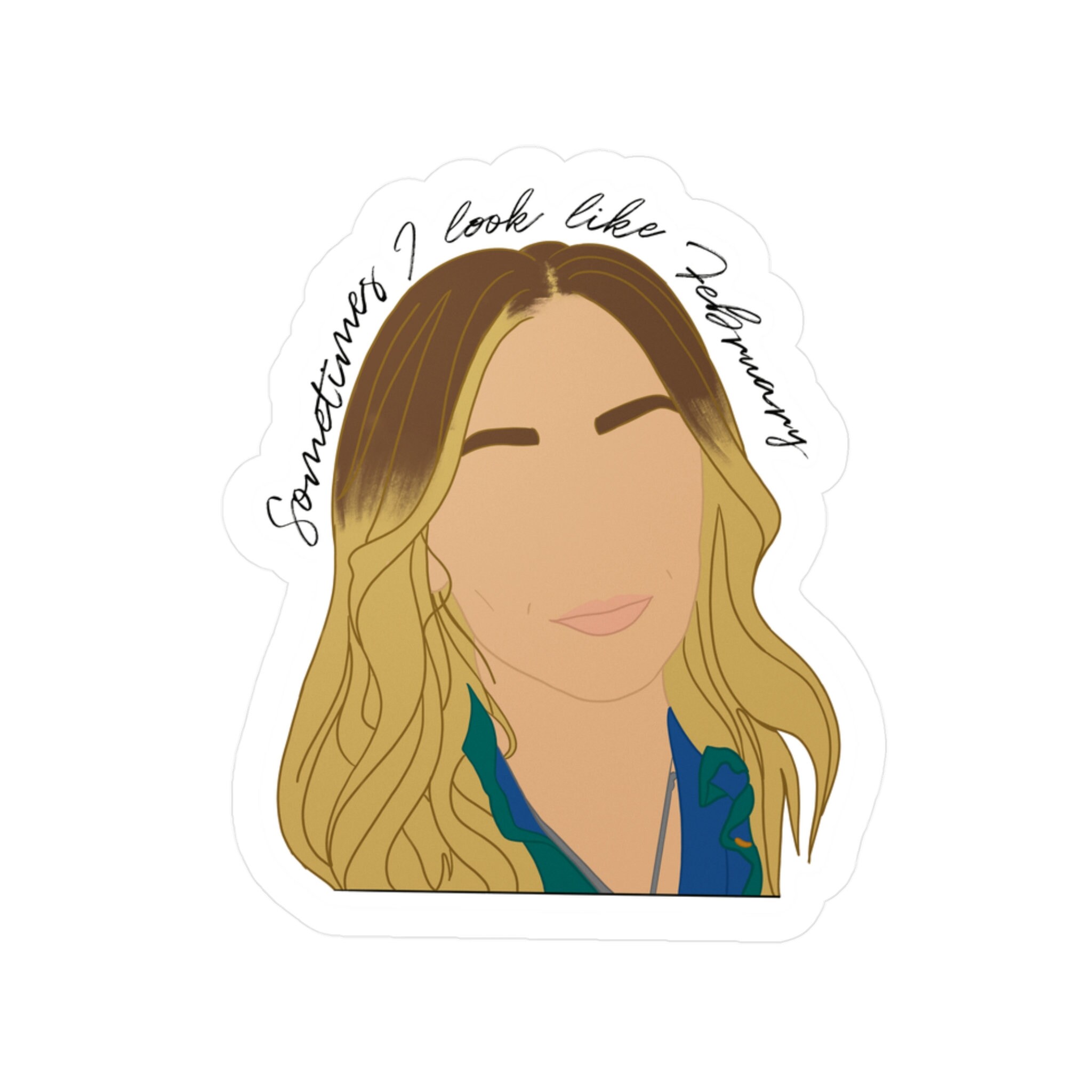 Natasha Kiss-cut Vinyl Decals - Etsy