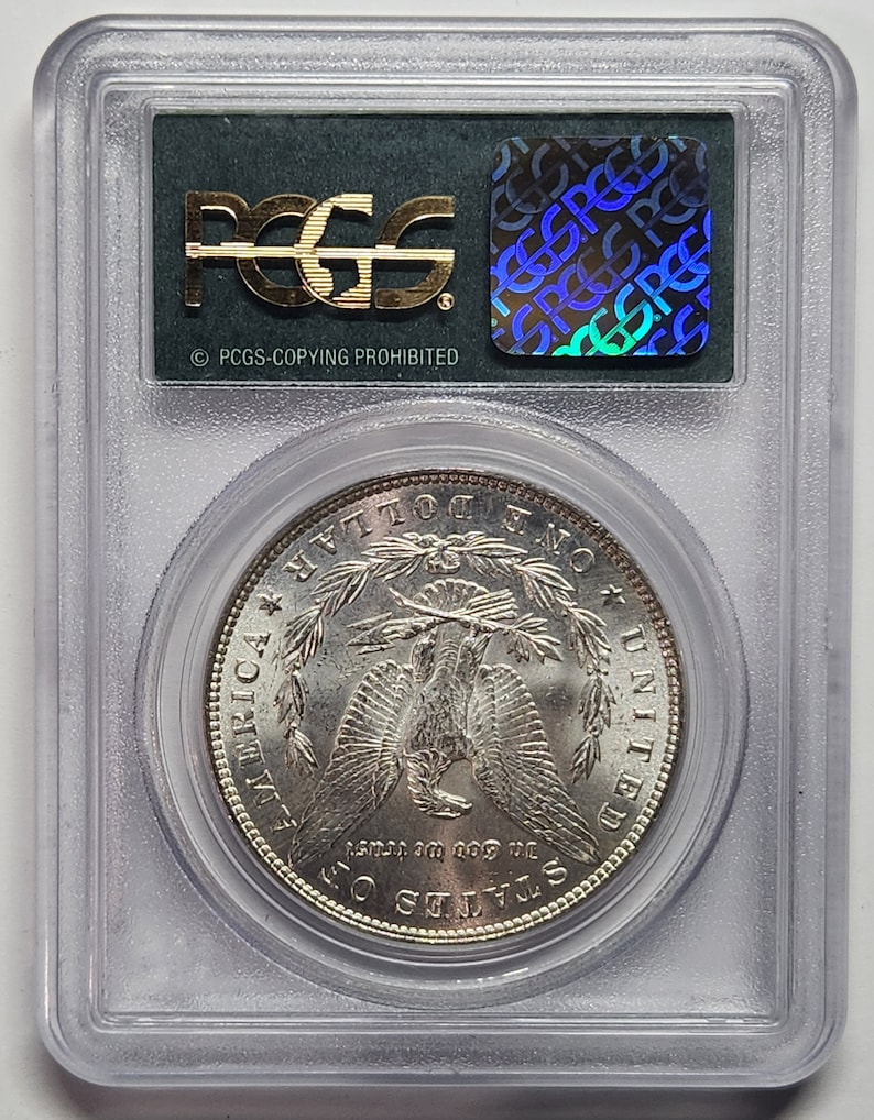 1885 P Morgan Silver Dollar MS64 Old Green Label PCGS - Etsy