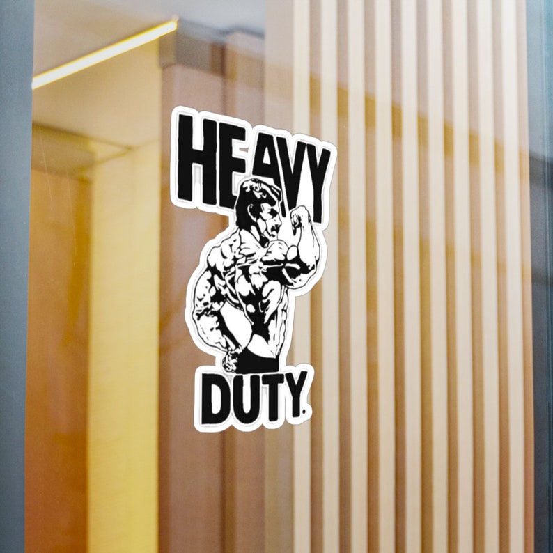 Mike Mentzer Heavy Duty Kiss-cut Vinyl Decals - Etsy