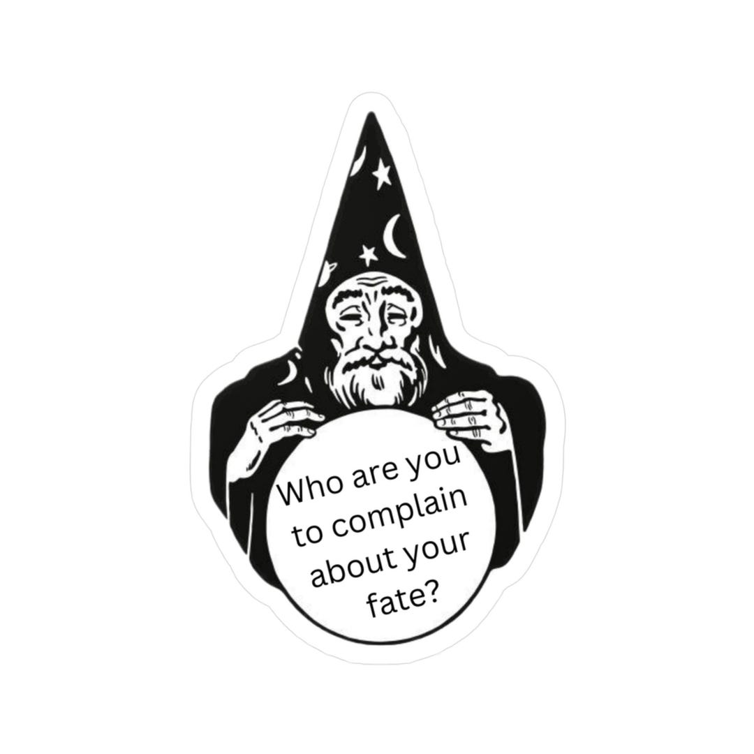 Vinyl Decal Sticker, Funny Wizard Wisdom Saying, Thought-provoking ...