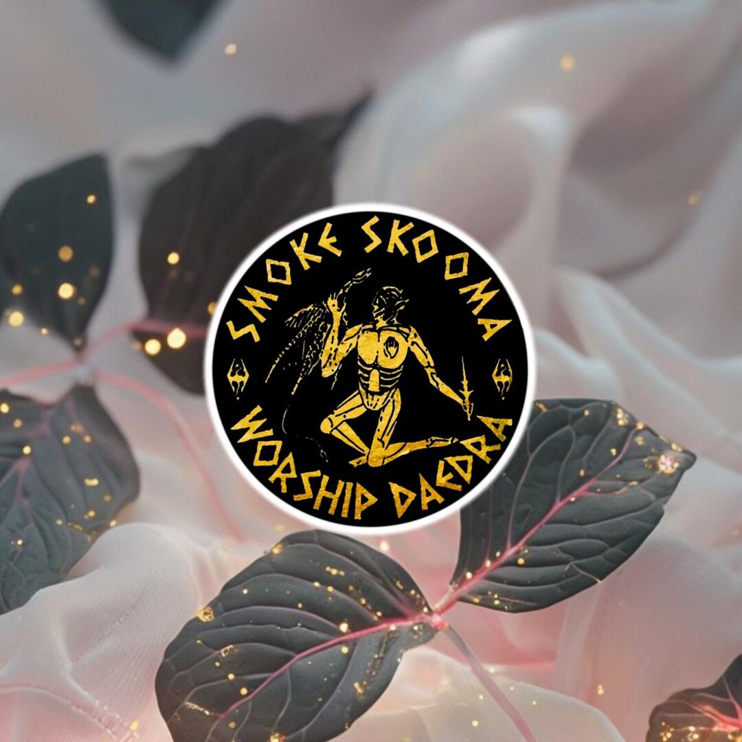 Smoke Skooma Worship Daedra Kiss-cut Vinyl Decals - Etsy