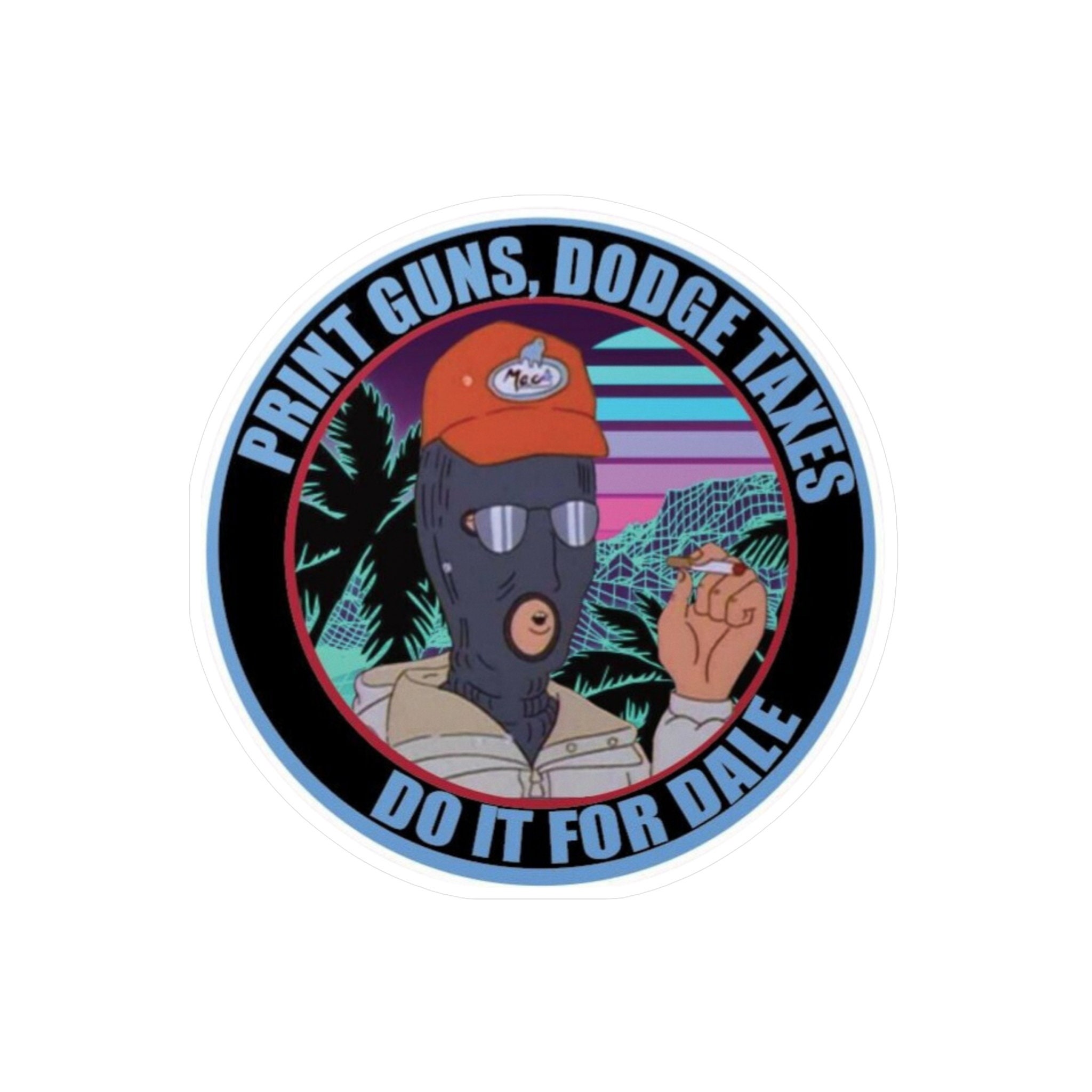 Do It for Dale Kiss-cut Vinyl Decals - Etsy