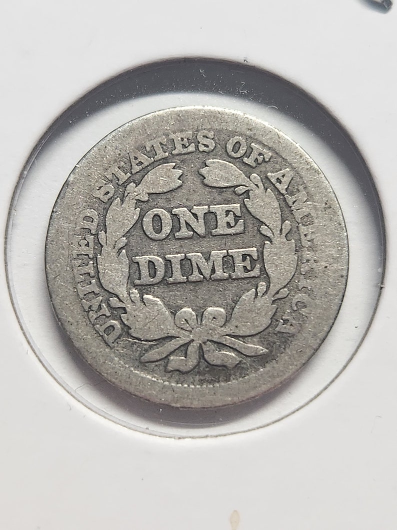 1853 Seated Liberty Dime With Arrows VG - Etsy