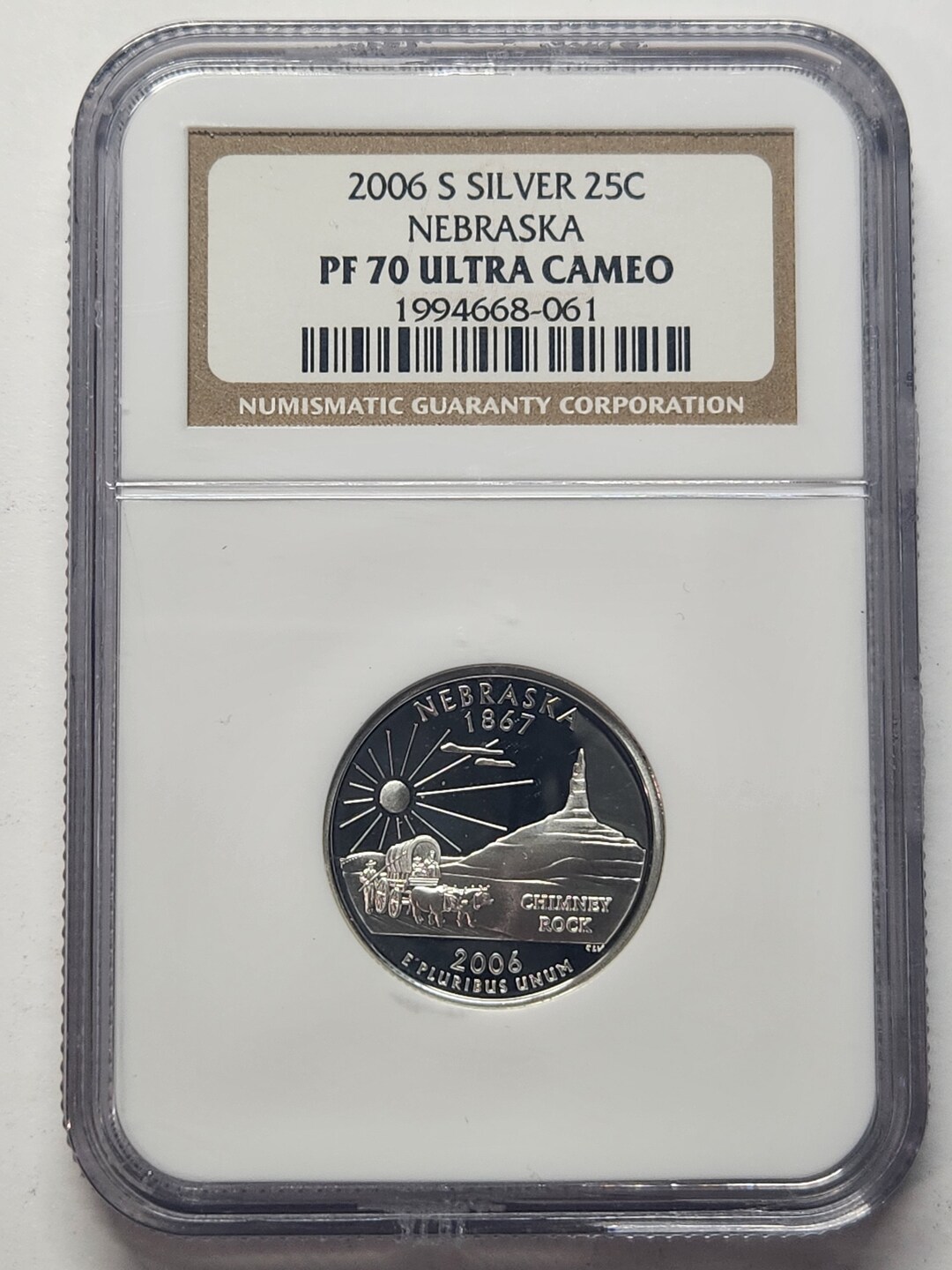 2006 S Silver Nebraska State Quarter Ultra Cameo PF70 NGC - Etsy