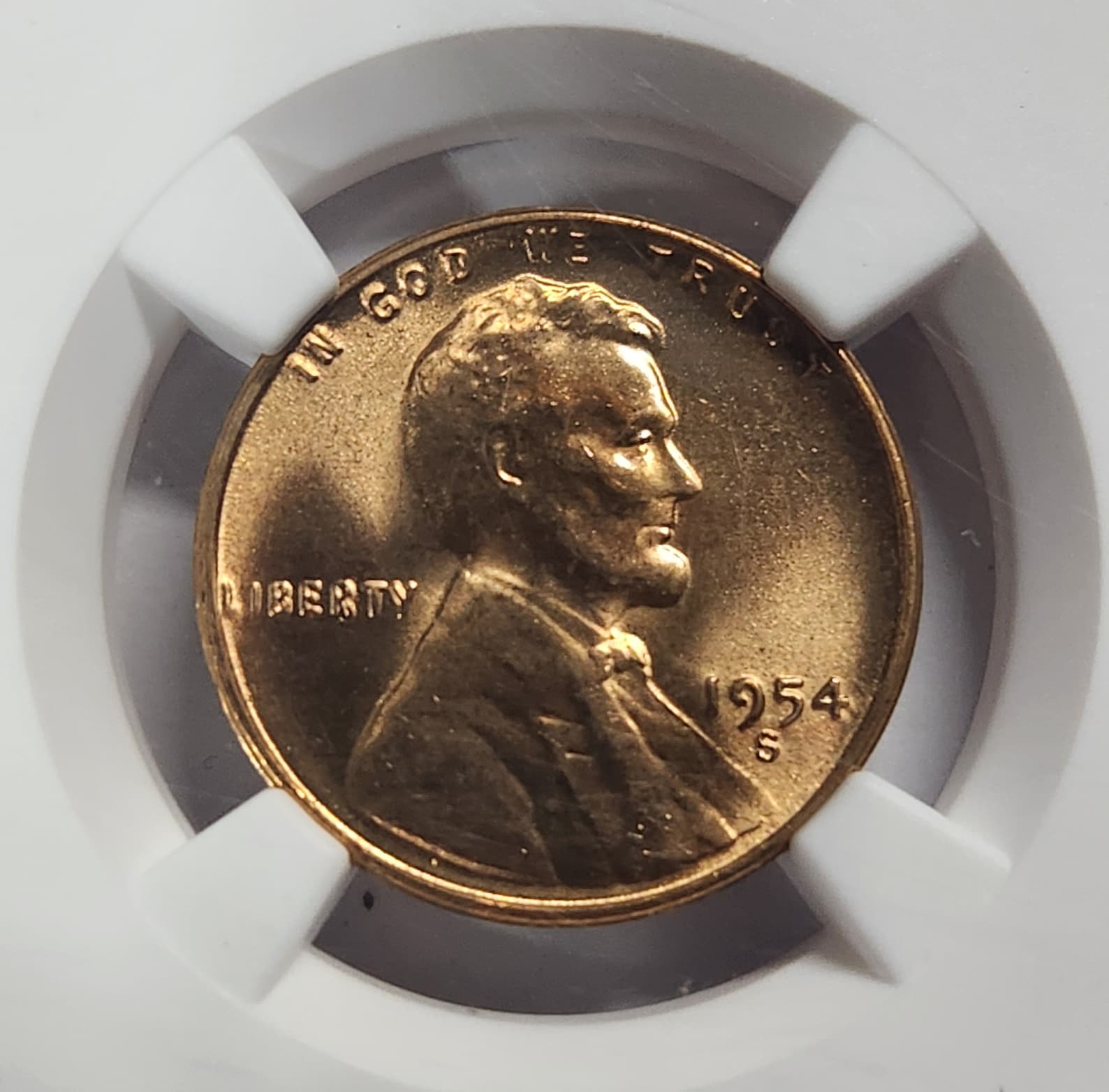 1954 S Lincoln Wheat Penny MS66 RD - Etsy