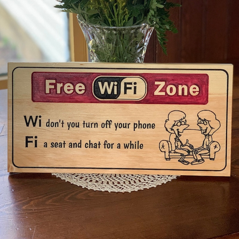 Free Wifi - Etsy