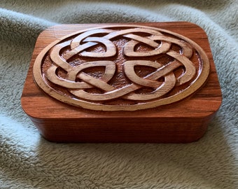 Wood Celtic Knot Box - Etsy