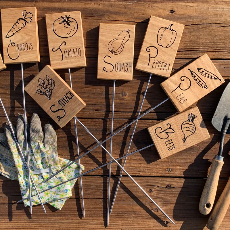 Vegetable Garden Signs - Etsy