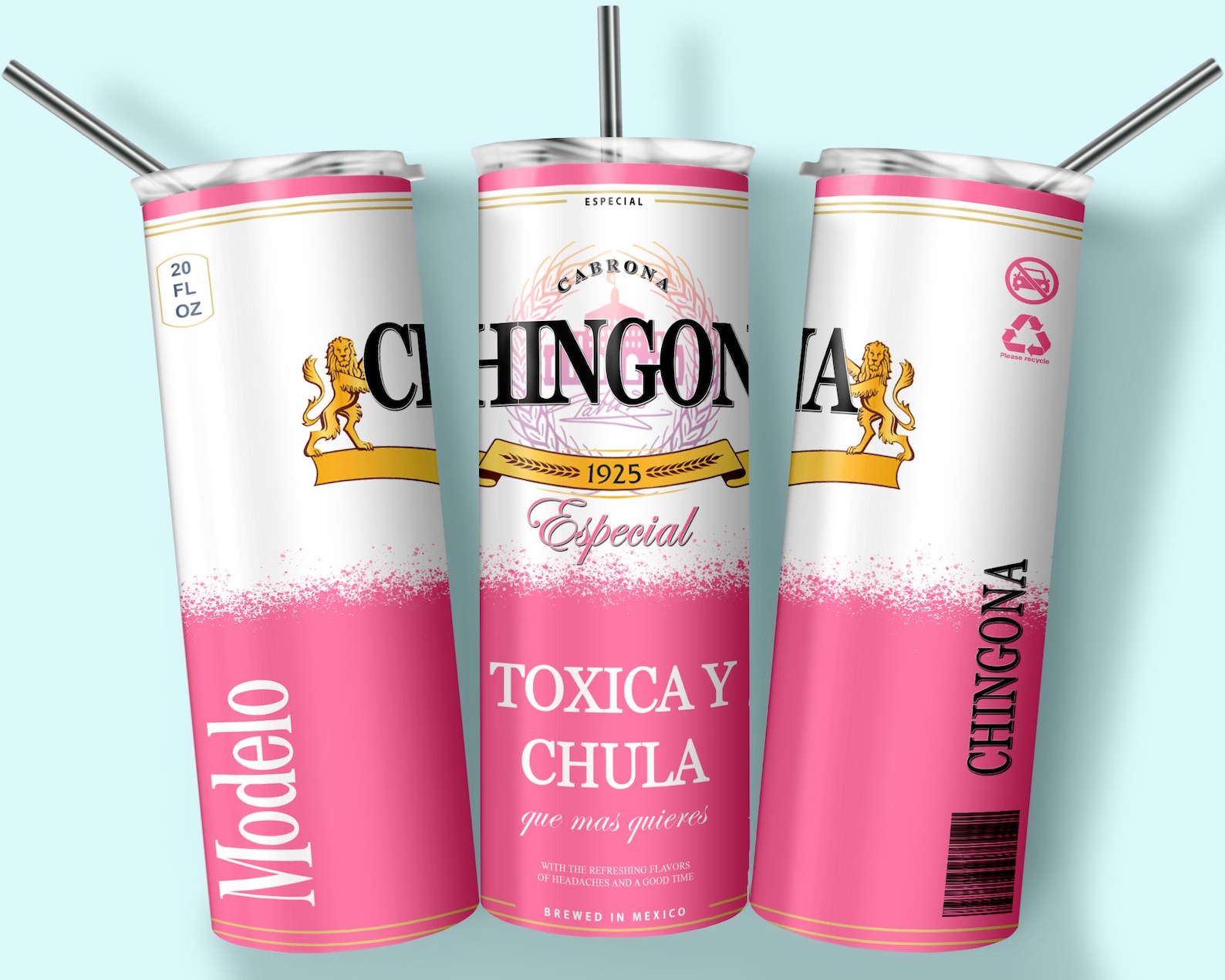 Chingona Tumbler Design, 20oz Tumbler Design, Sublimation Designs ...