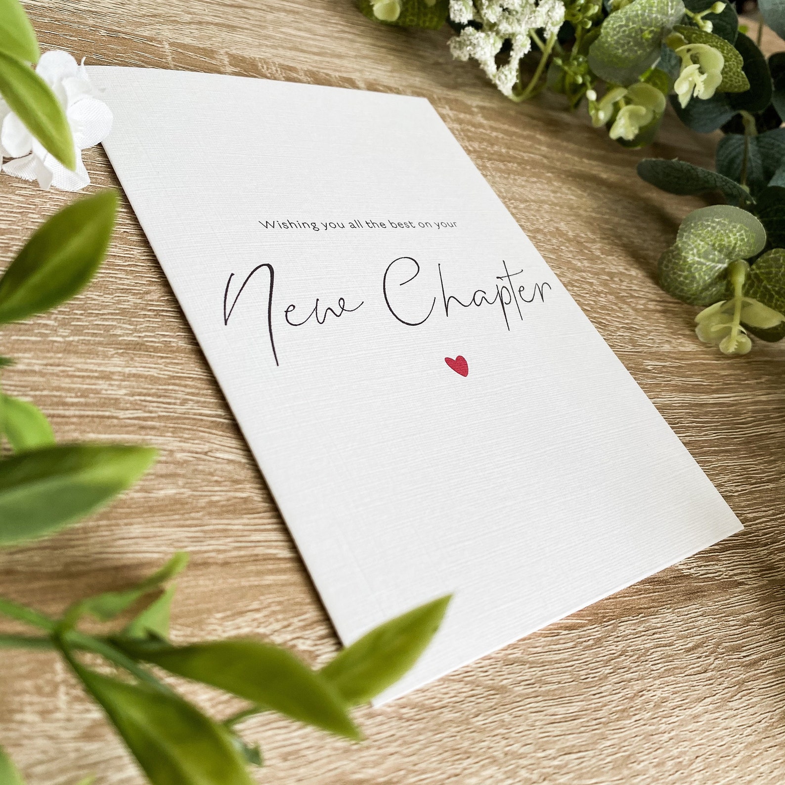 New Chapter Greeting Card Fresh Start End of Era Moving Away New Home ...