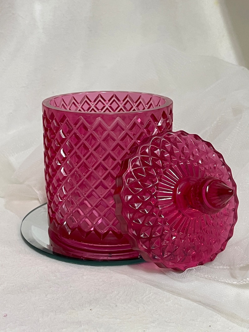 Ruby Red Vintage Style Vanity or Dresser Set/ Sold - Etsy