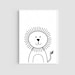 Safari Animals Nursery Prints, Black & White Animal Wall Art, Safari ...