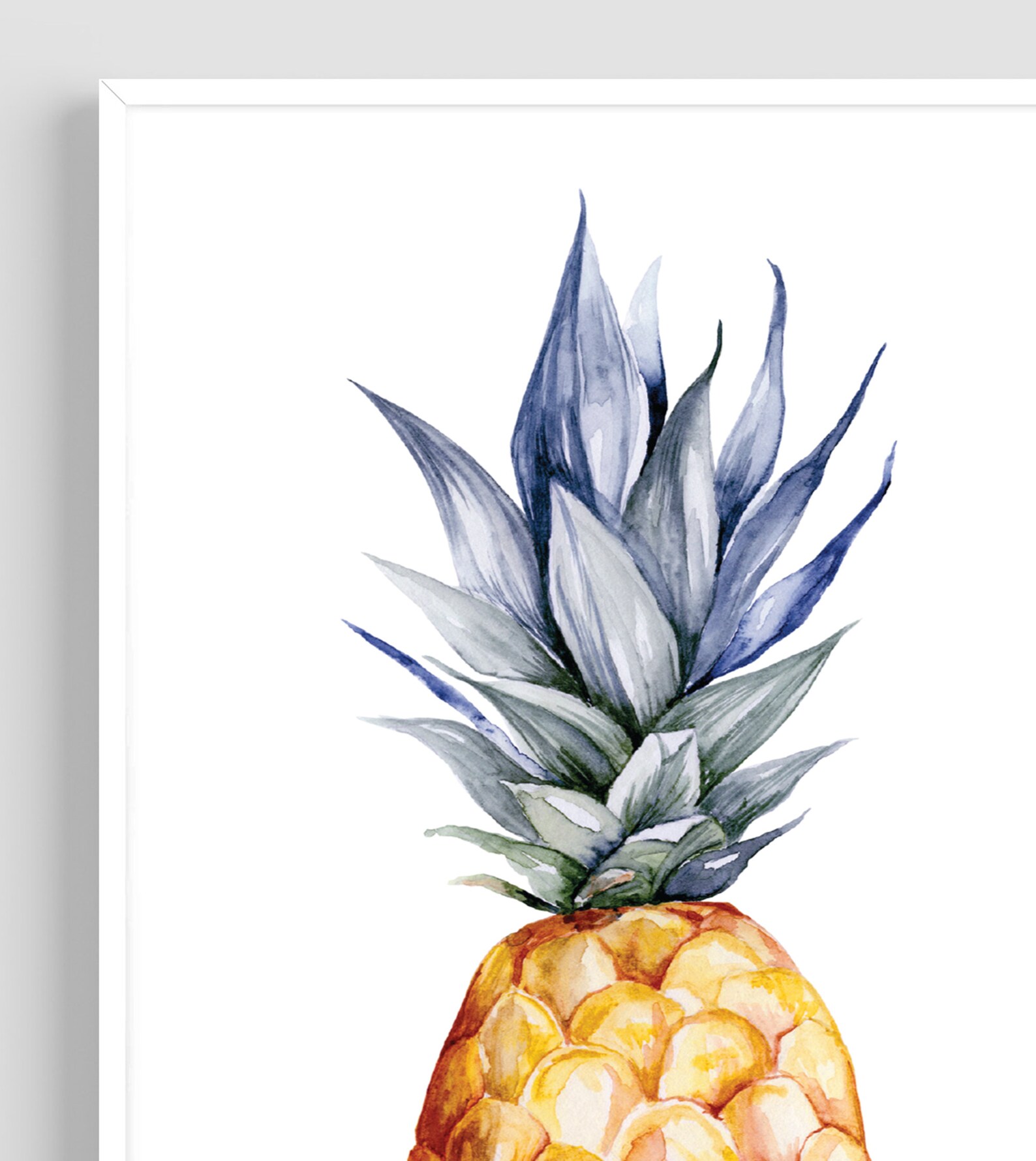 Pineapple Prints, Set of 3 Prints, Pineapple Wall Art, Home Decor ...