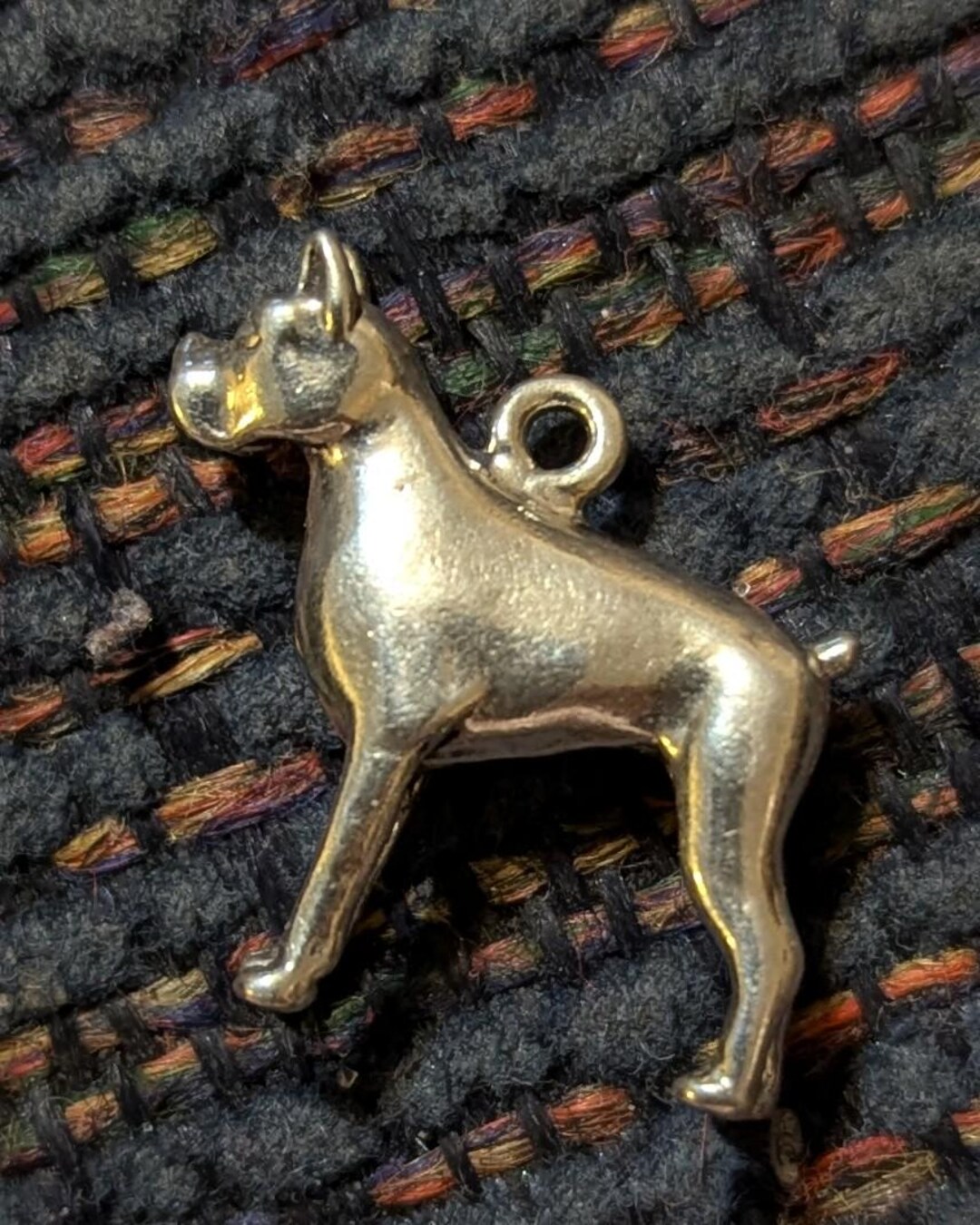Boxer Dog Silver Charm for Jewelry Making Supplies Charm for Bracelets ...