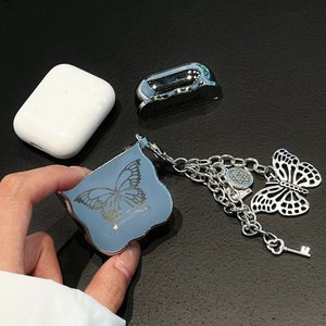 Cute Reflective Butterfly AirPod Case - Etsy