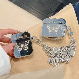 Cute Reflective Butterfly AirPod Case - Etsy