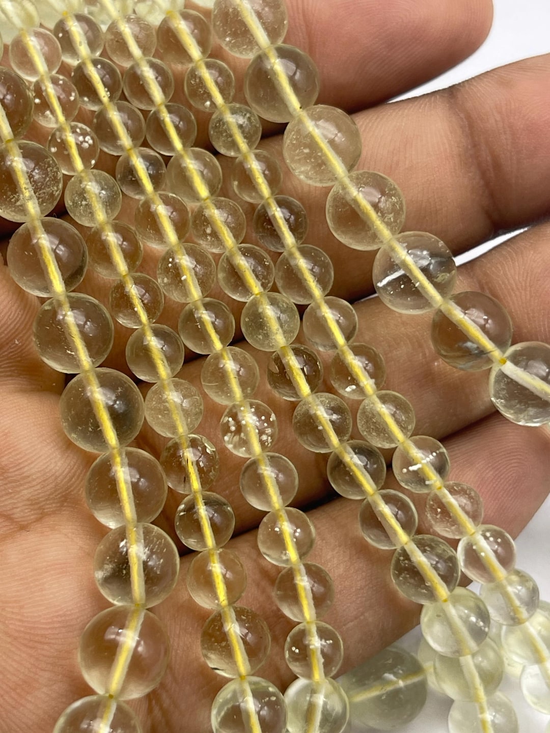 Libyan Desert Glass Beads | Pale Yellow Tektite, Jewelry Making - Etsy