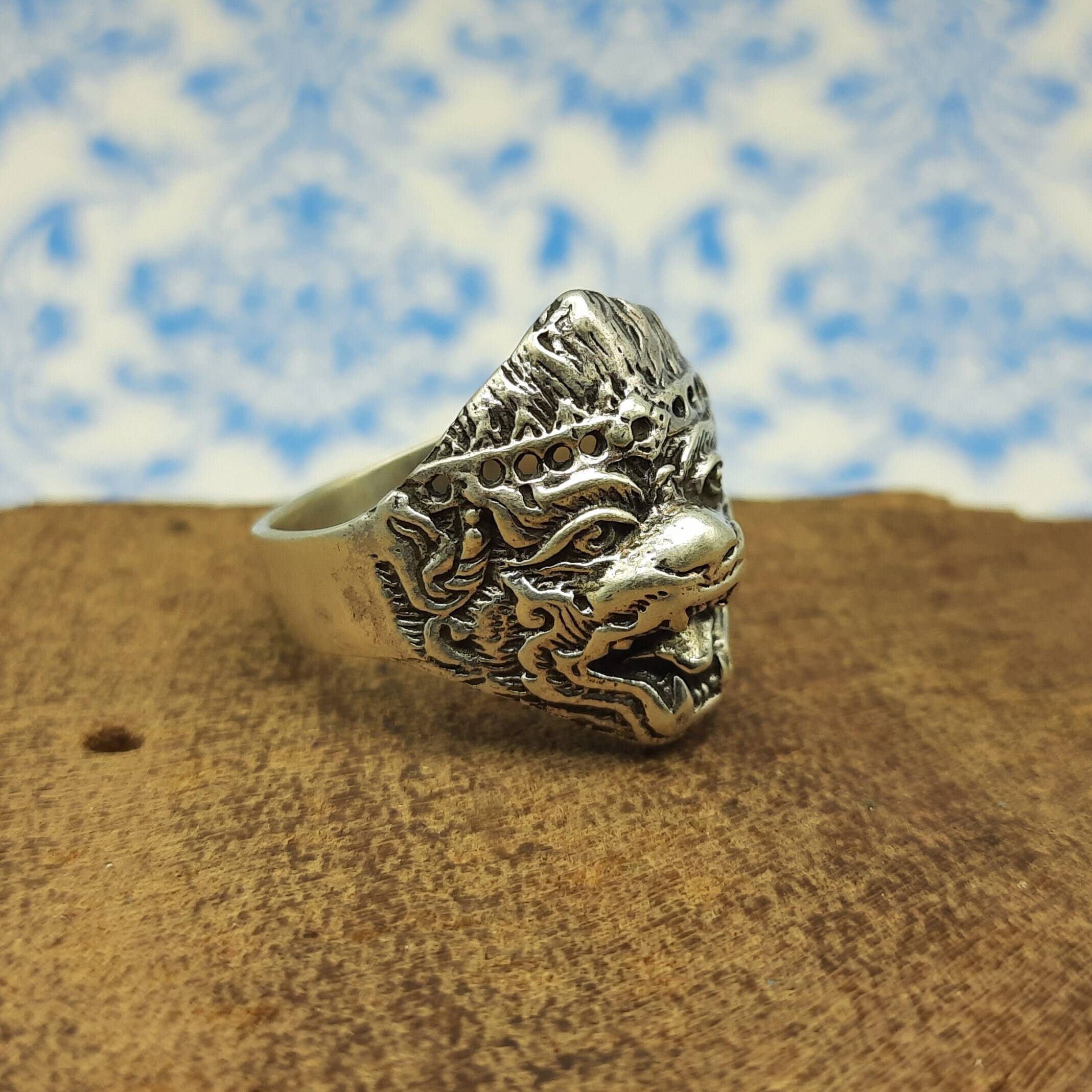 925 Solid Sterling Silver Handcrafted Ring-joker Face - Etsy Australia