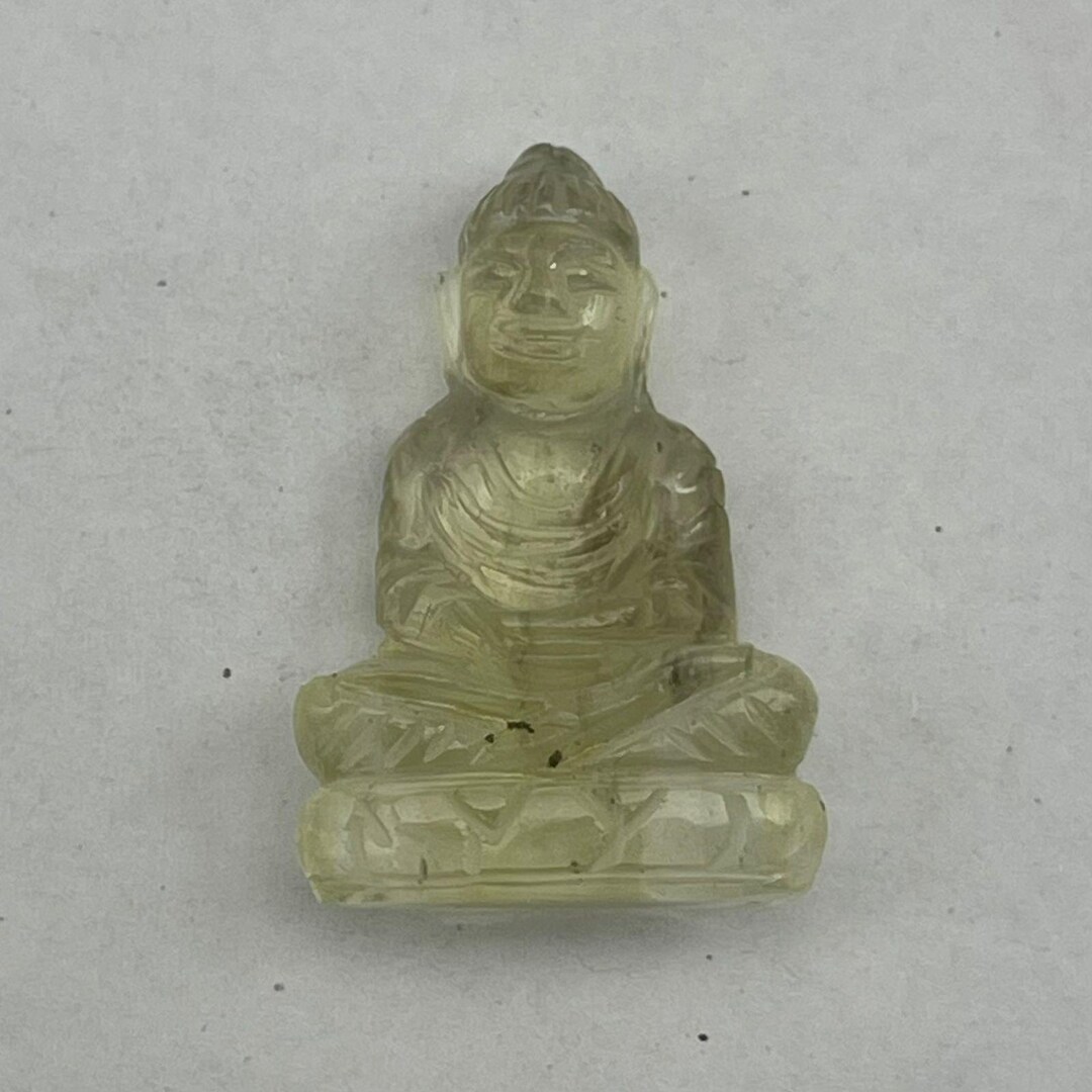 Natural Libyan Desert Glass Buddha Figure , Spiritual Crystal ...