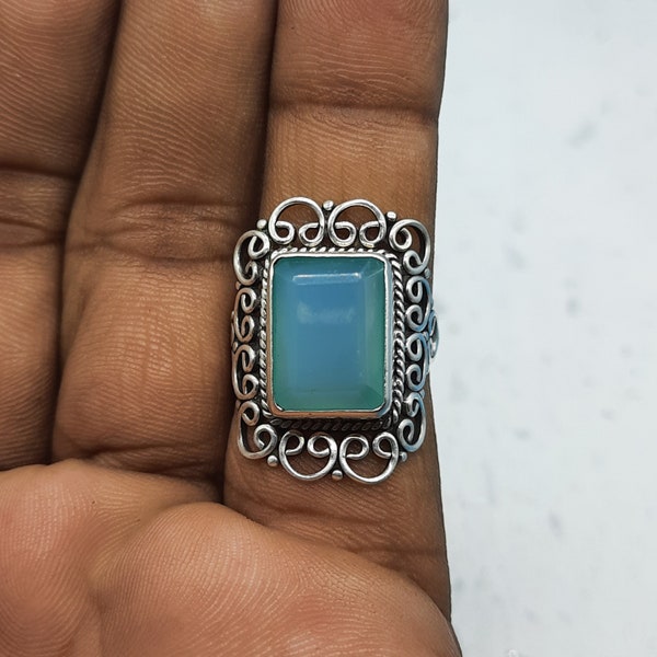 Nepal Moonstone Ring - Etsy UK