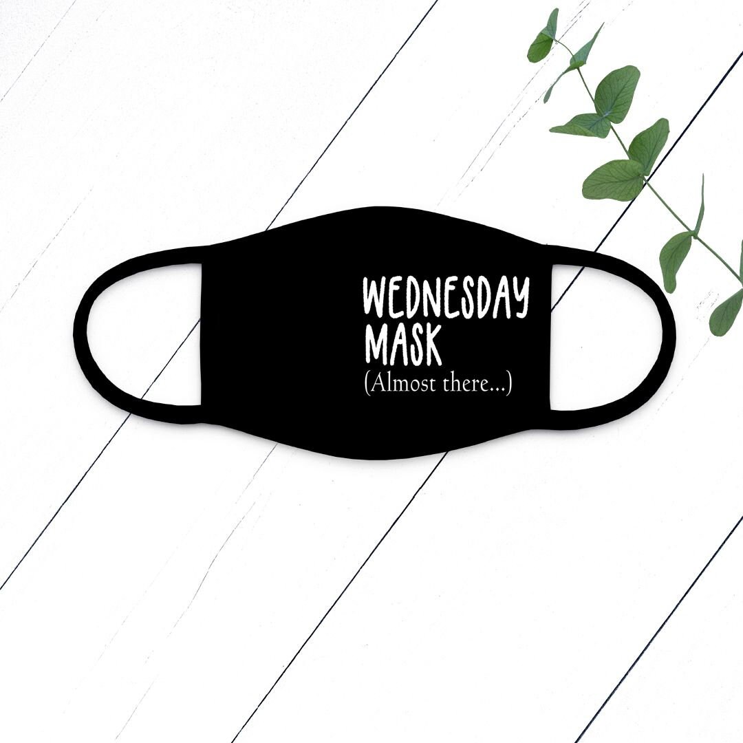 Funny Mask Days of the Week Double Layer Cotton Washable - Etsy