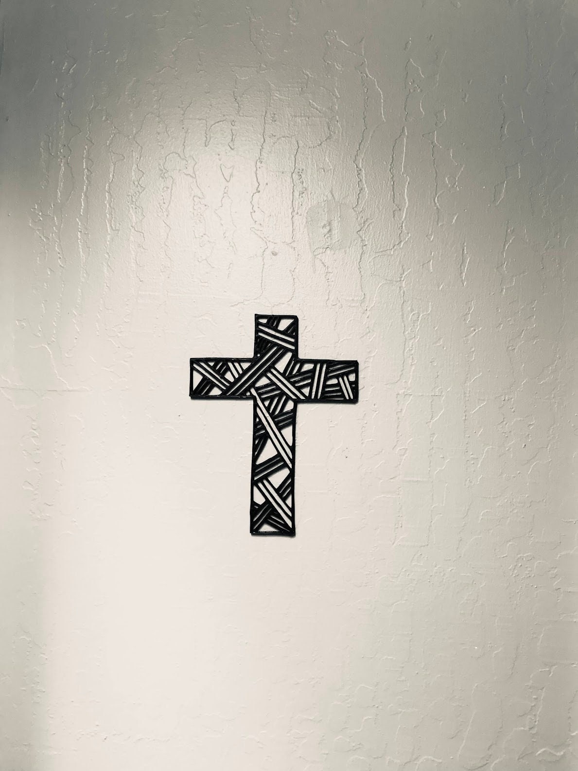 Plastic 3d Printed Cross Wall Art, Christian Home Decor - Etsy