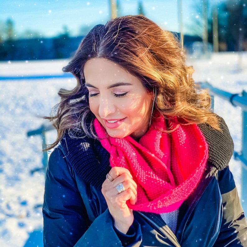 Huggable Cowl Knitting Pattern - Etsy
