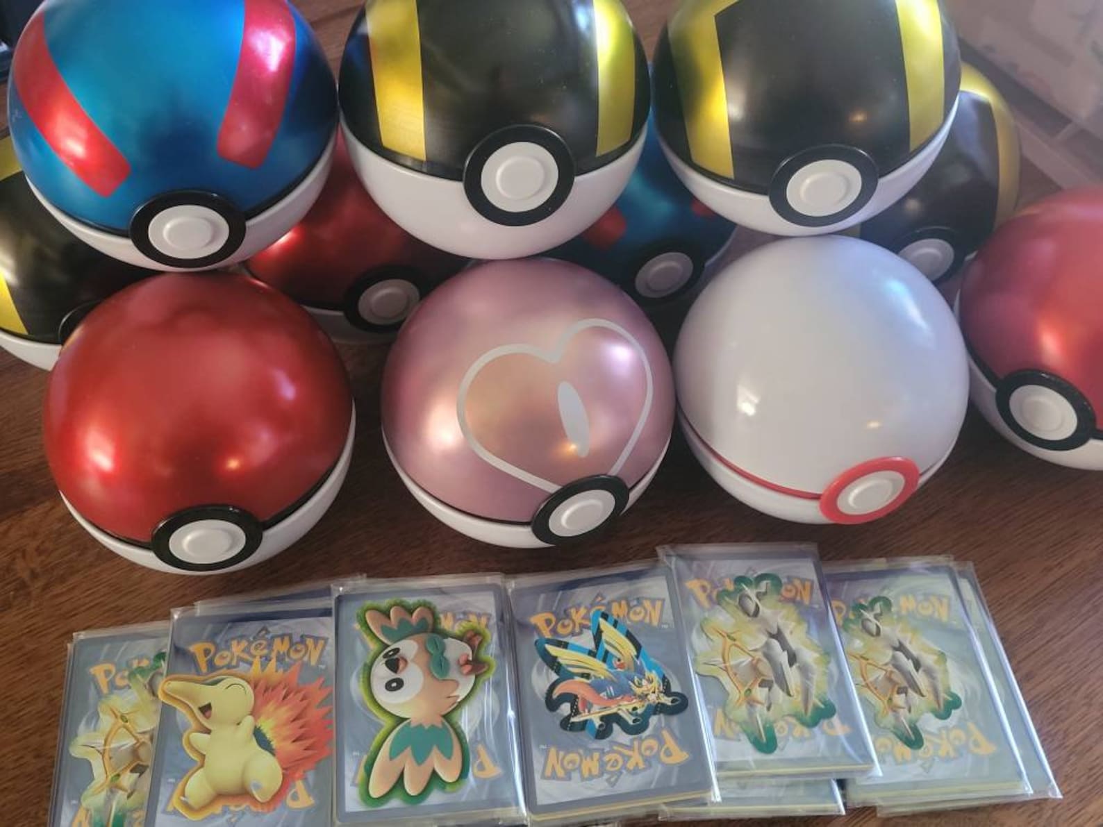 Pokemon TCG Pokeball With 45 Card Custom Pack - Etsy