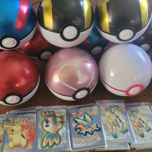 Pokeball Card Holder - Etsy