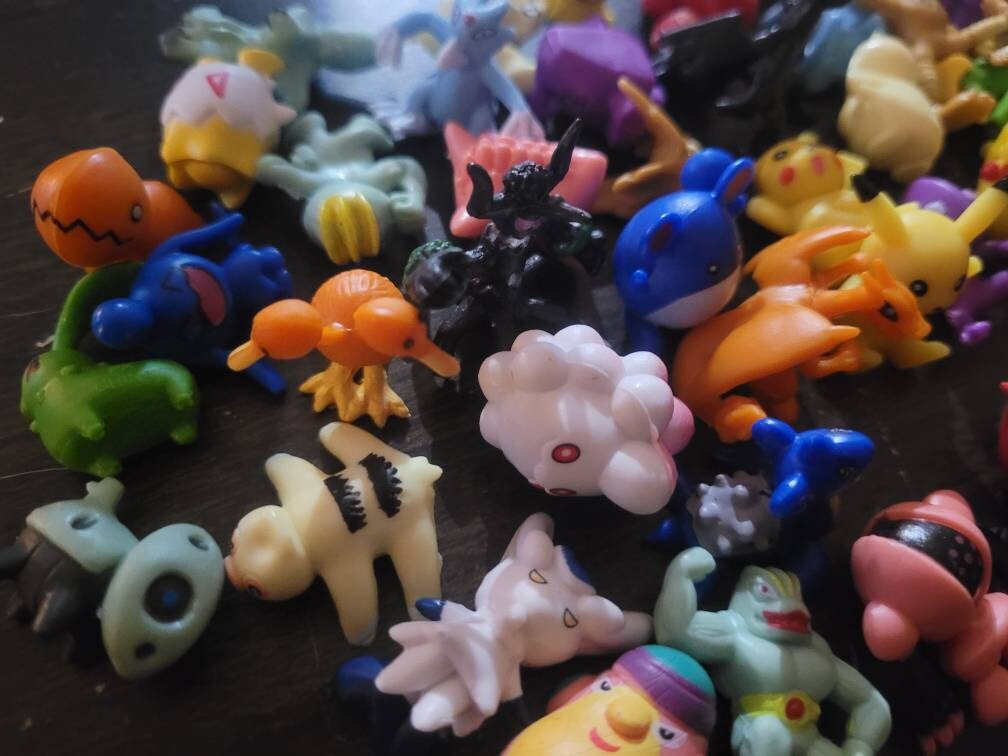 Pokémon Mini Figures Collection of 12 Pokémon Miniatures - Etsy