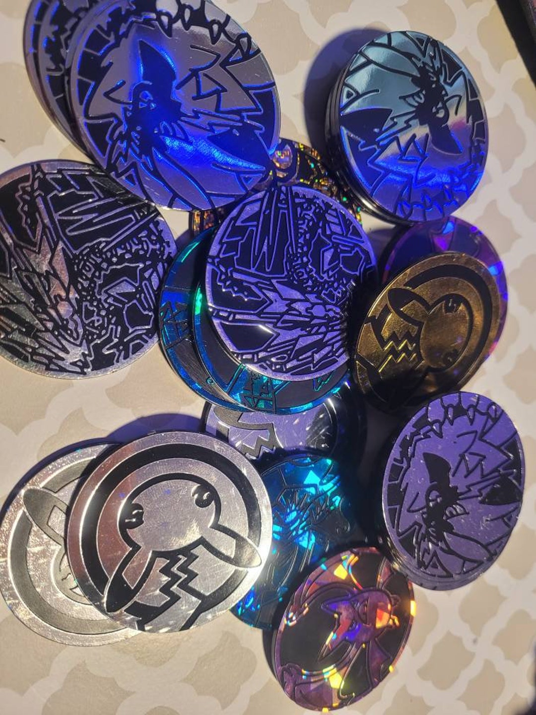 Jumbo Pokémon TCG Coins X5 - Etsy