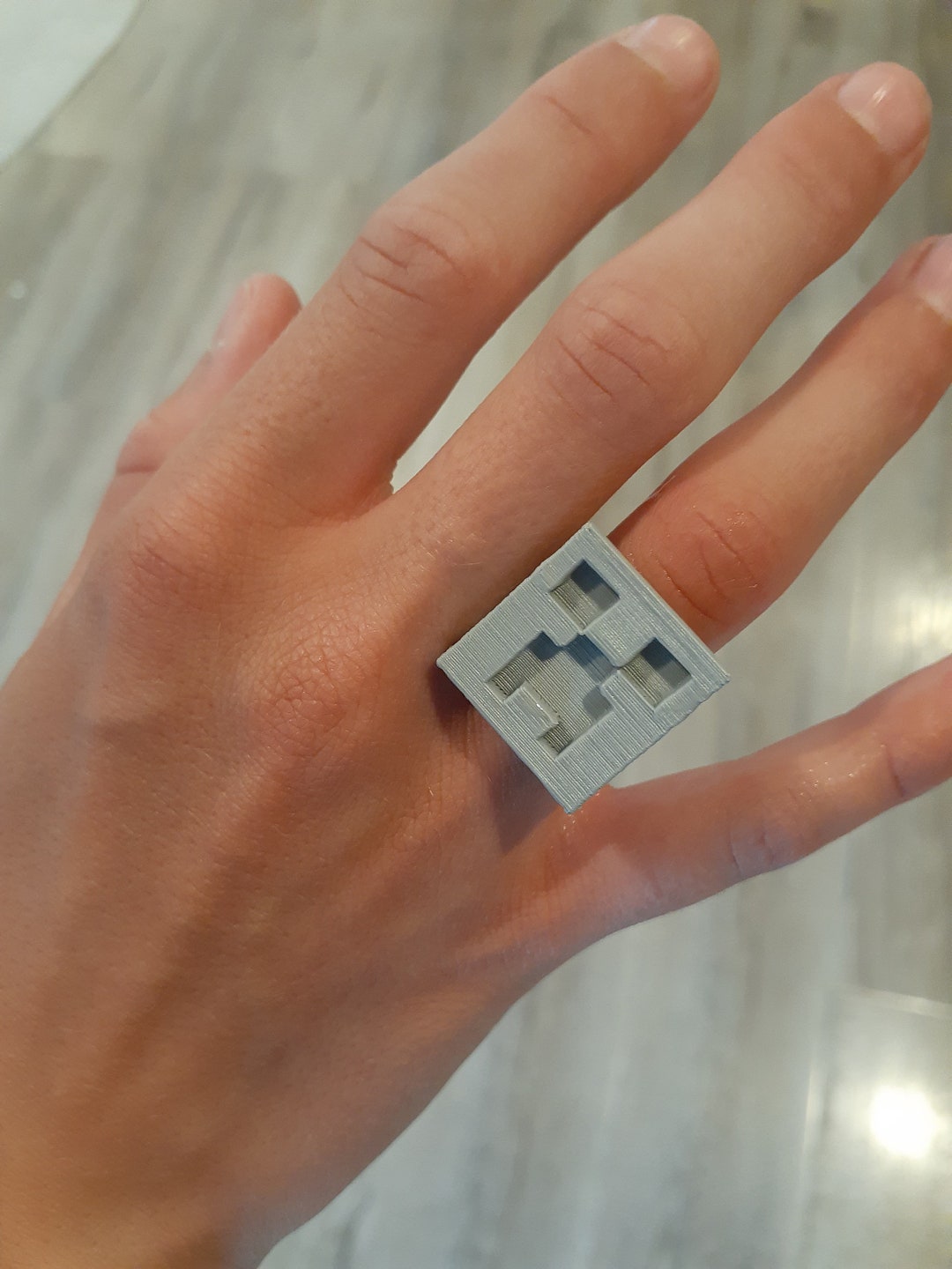 Minecraft Creeper Ring - Etsy