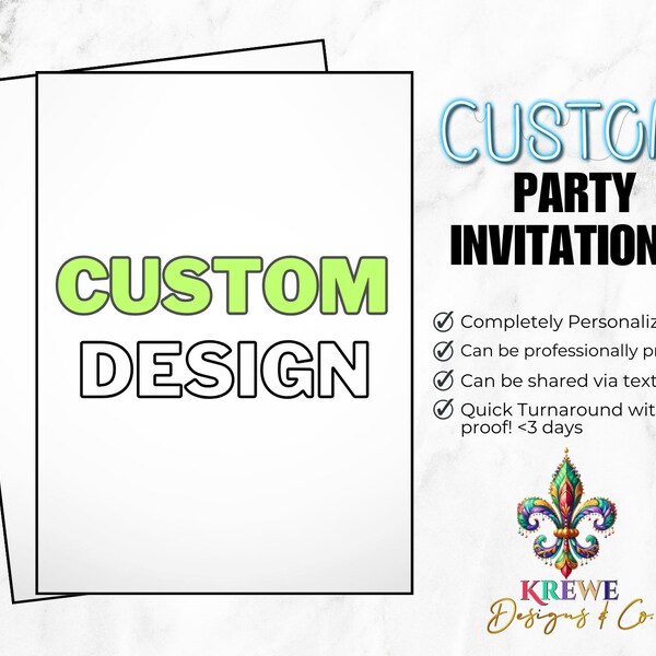 Made to Order Invitations - Etsy