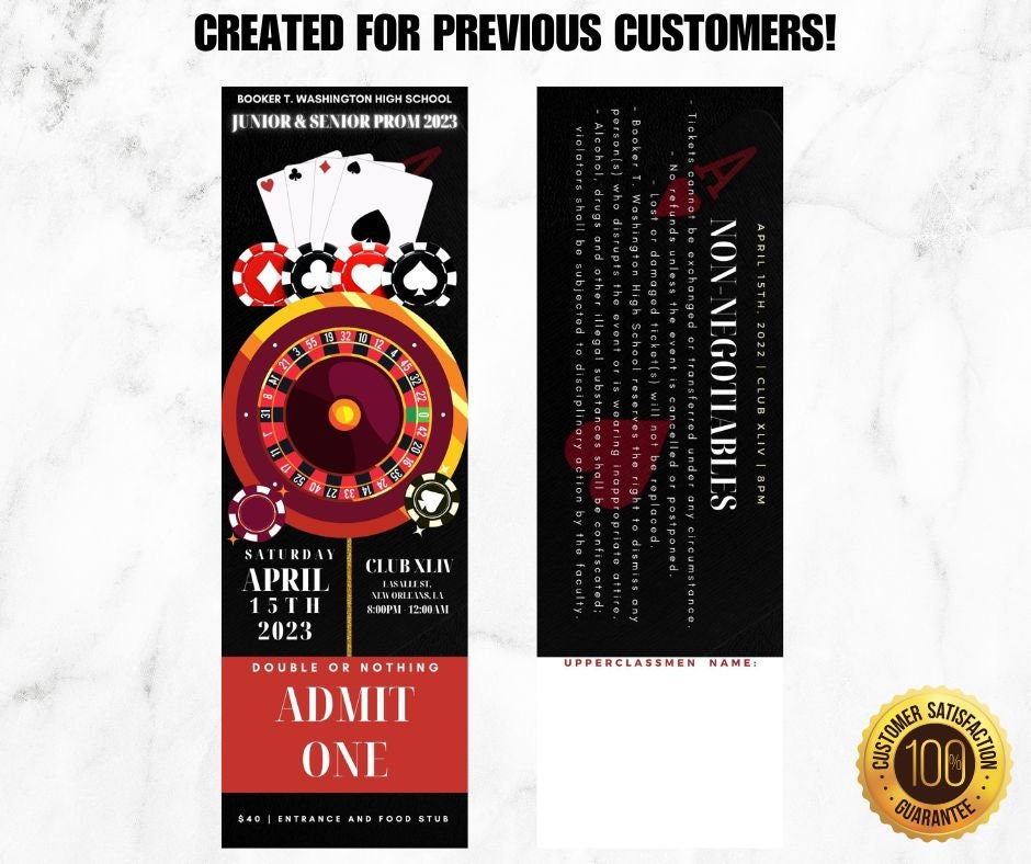 Custom Ticket Style Party Invitation | Printable VIP Party Tickets ...