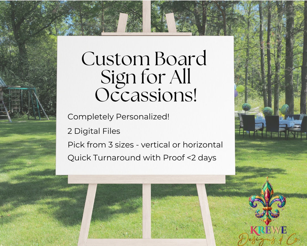 Custom Welcome Party Sign for All Occasions | Welcome Sign for Birthday ...