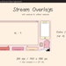Baby Retro Pastel Stream Overlay With Webcam and Without - Etsy