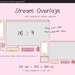Baby Retro Pastel Stream Overlay With Webcam and Without - Etsy